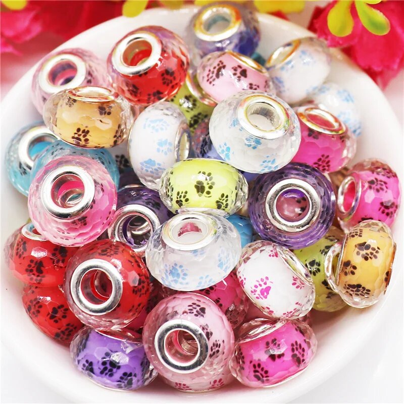 Бусины-разделители IrisDream синие 14x8 мм Resin Faceted 1