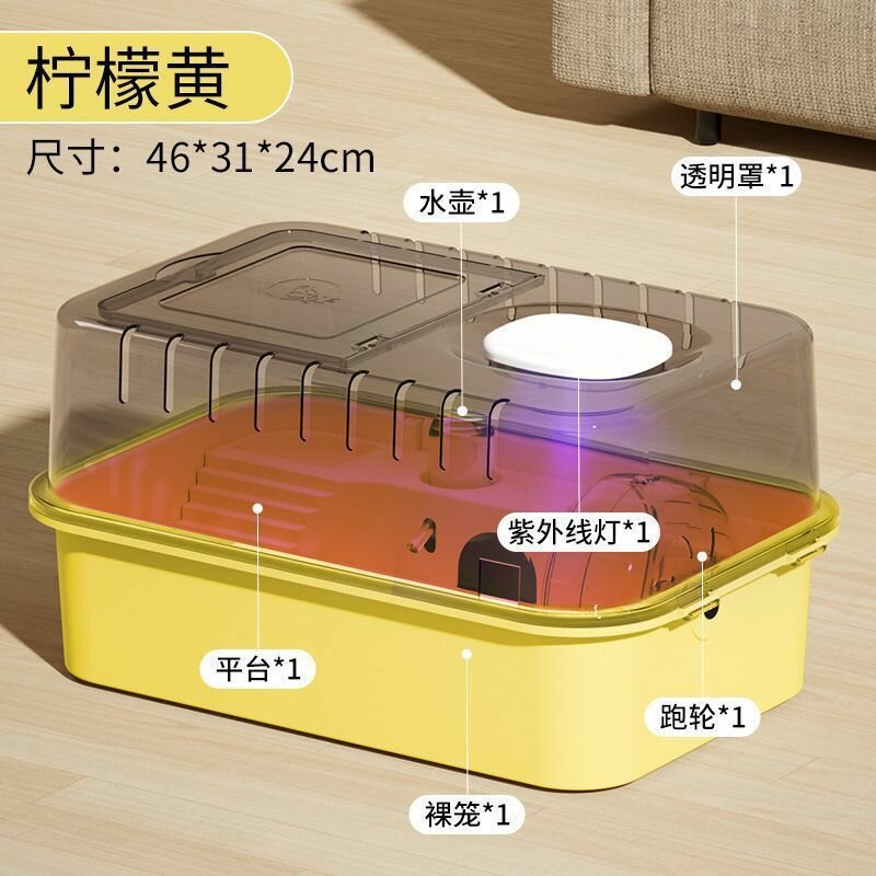 Золотой медведь, маленькая клетка, дешевые, большие, роскошные принадлежности для виллы, акриловый прозрачный домик против побега