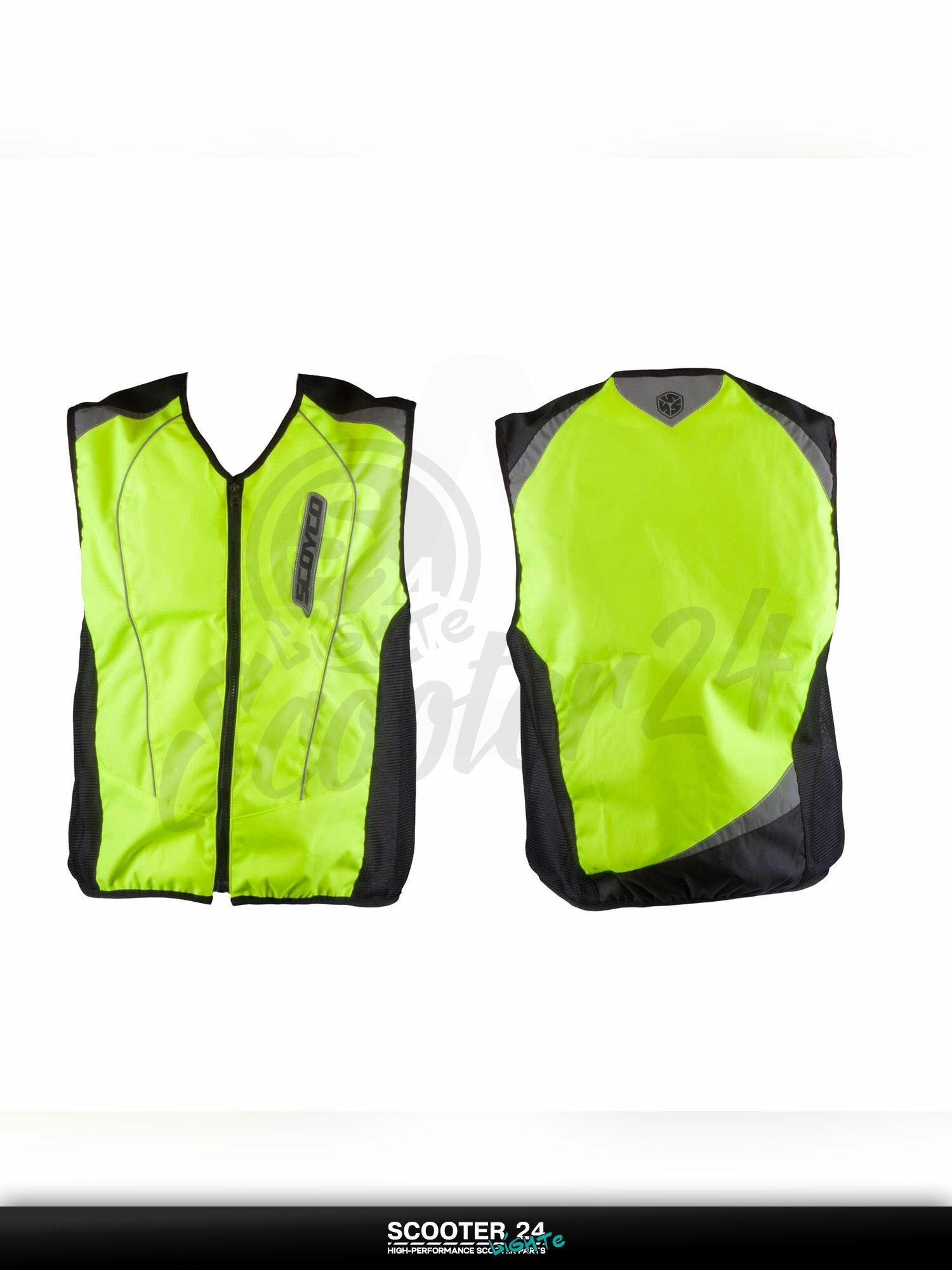 Защитный жилет для мотокросса / эндуро / питбайка(size: XXL, свето отражающий, mod: JK) "SCOYCO"