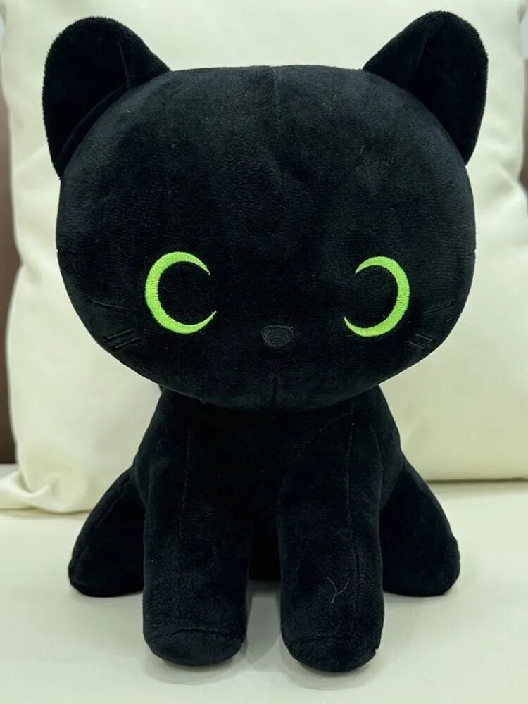 Black Cat Plush Милая плюшевая игрушка в виде черного кота для ваших детей
