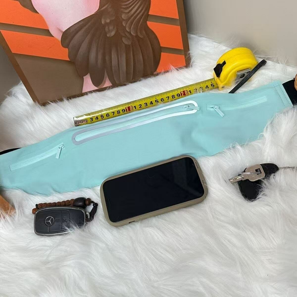 Спортивная поясная сумка для бега, ультратонкая поясная сумка, фитнес, поясная сумка для активного отдыха