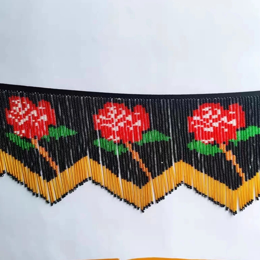 Бисерная бахрома EEZYCO для декора 37,5 см