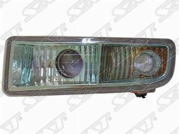 Фара противотуманная SAT ST-312-2004L слева, Зеленый оттенок Lexus LX 98-07