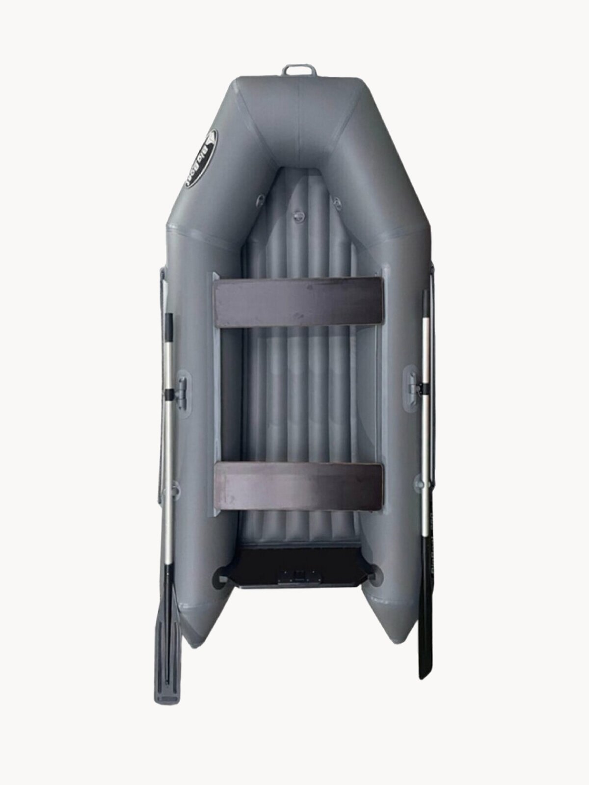 Надувная лодка для рыбалки ПВХ под мотор Big Boat Т310 НДНД, серая