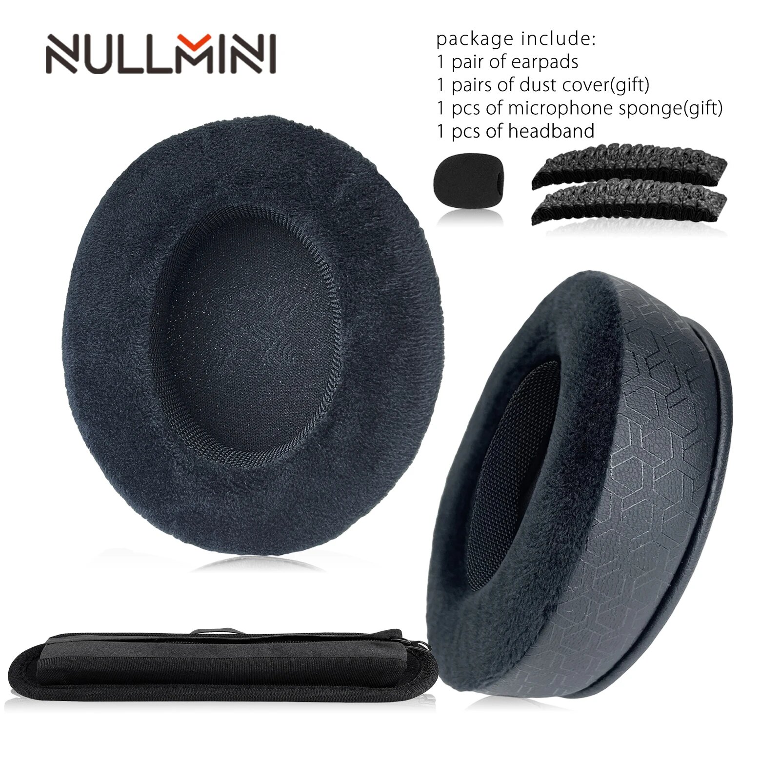 Сменные амбушюры Nullmini для Logitech G Pro X, type2, band B