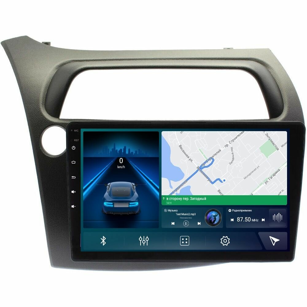 Магнитола CRS-300 Хонда Цивик 8 Хэтчбек Honda Civic 5D 2005-2012 с Android 13 - Процессор 8 ядер - Память 4+64Gb - Carplay - DSP 36 полос - 4G(Sim)