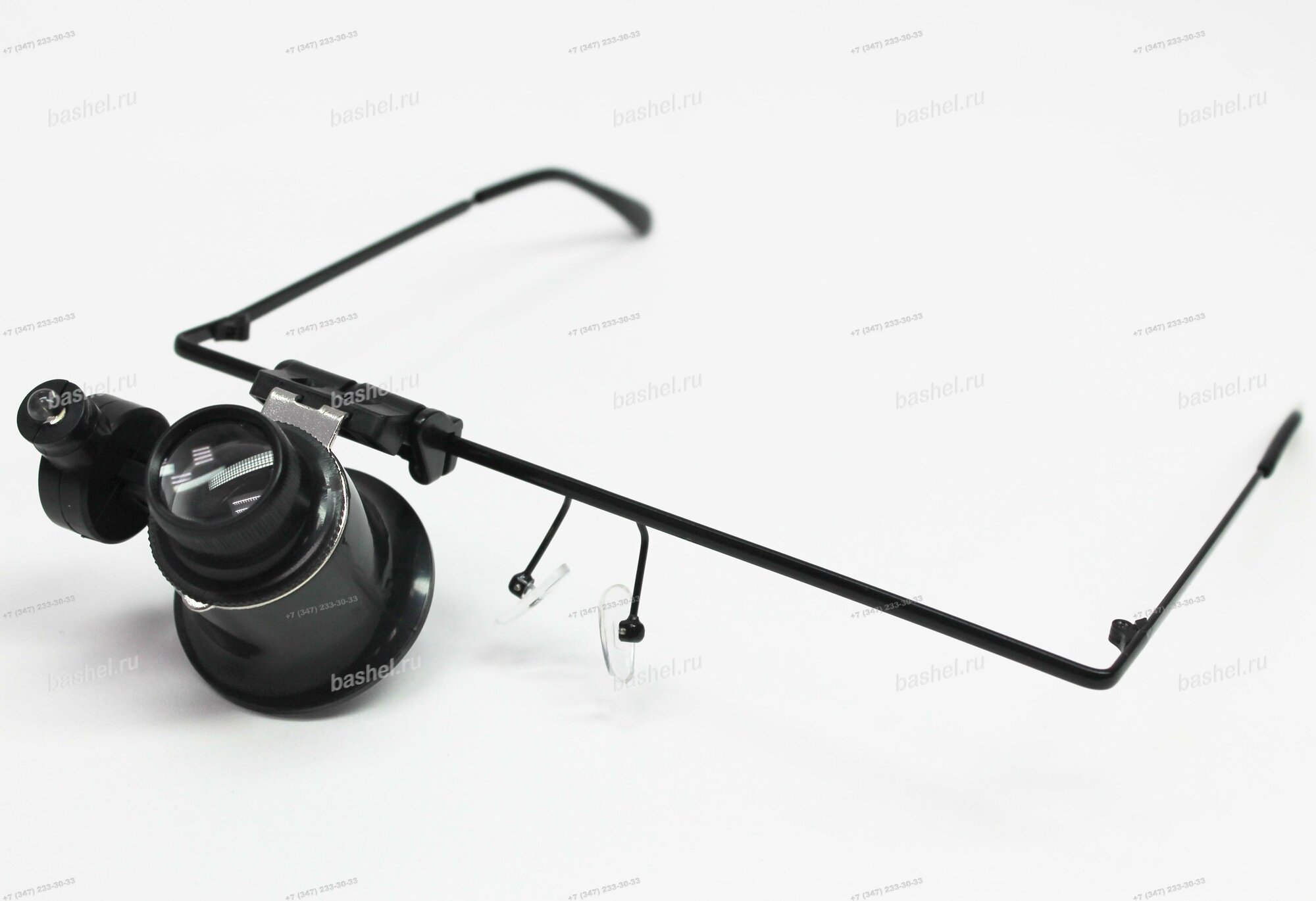 Лупа часовая в оправе (20 x), с подсветкой 9892 A