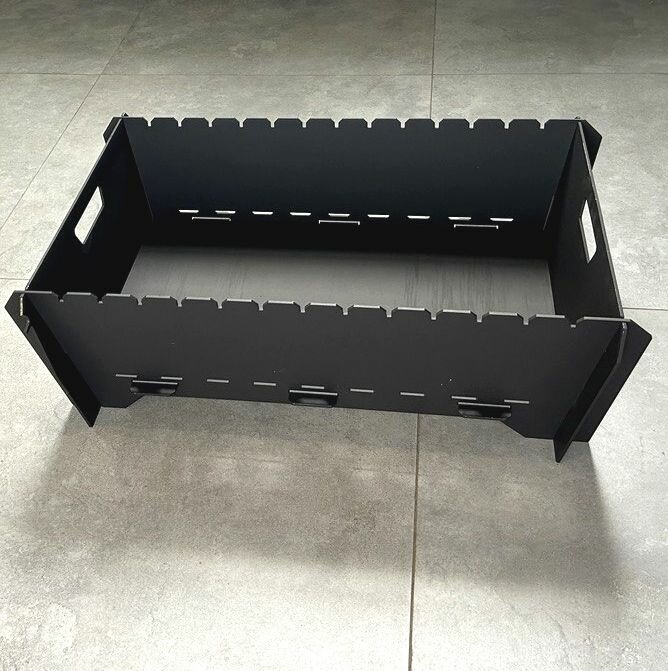 Мангал "Дачный", сталь, 13 шампуров, чёрный, 55 см x 35 см x 14 см