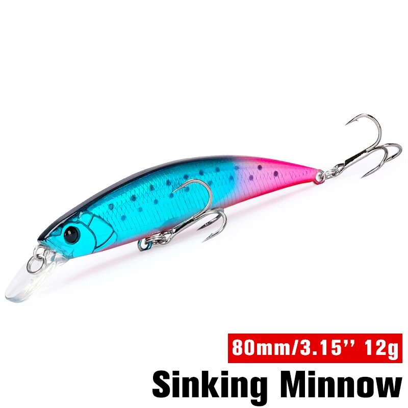 Приманка TSURINOYA DW96-A 80S, 12г, sinking minnow