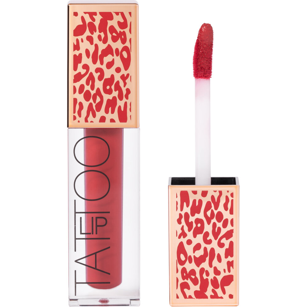 Губная помада Stellary Lip Tattoo матовая тон 04 crazy beauty, цвет: красный, 4.5 мл