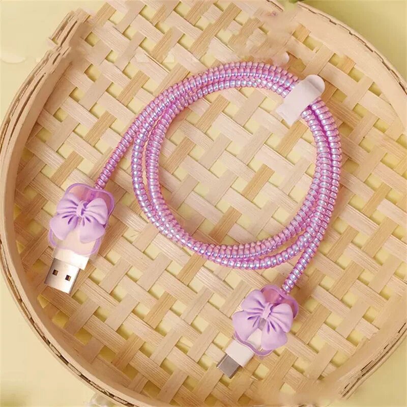 Катушка для кабеля силиконовая мультяшная For 18-20W