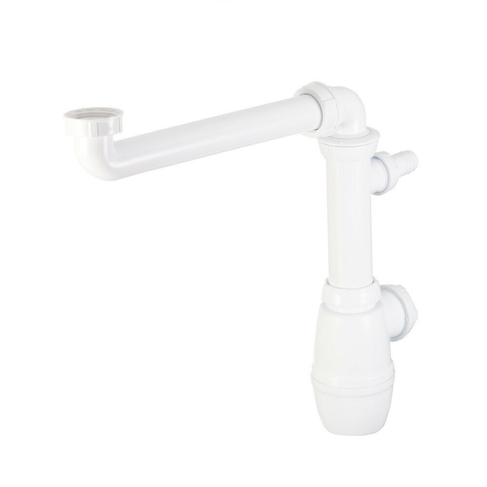 Сифон для раковины Wirquin 1 1/4х32 мм со смещением с соединением 40 мм без выпуска 30987130