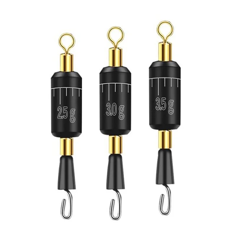 Рыболовные грузила Pesca 5 шт, свинцовые, мягкий сердечник 2.5g