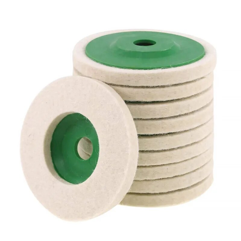 Полировальные круги из шерсти RPXBGUCKARHG 4 дюйма 1PCS