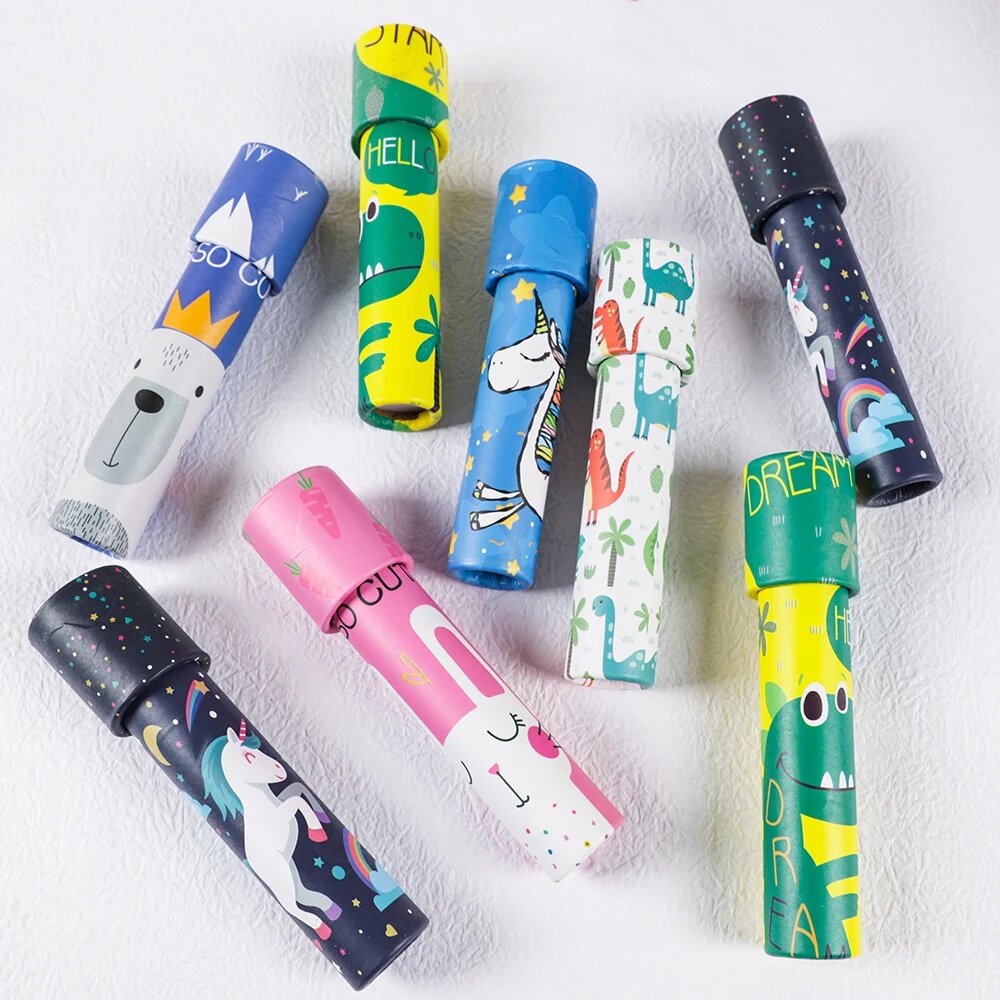 Калейдоскопы с мультяшными героями 6 шт.