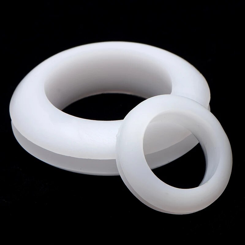 5 мм-65 мм черно-белая резиновая двухсторонняя Защитная катушка, застежка втулки, уплотнительное кольцо, уплотнительное кольцо, уплотнительная крышка, отверстие, застежка на петлю