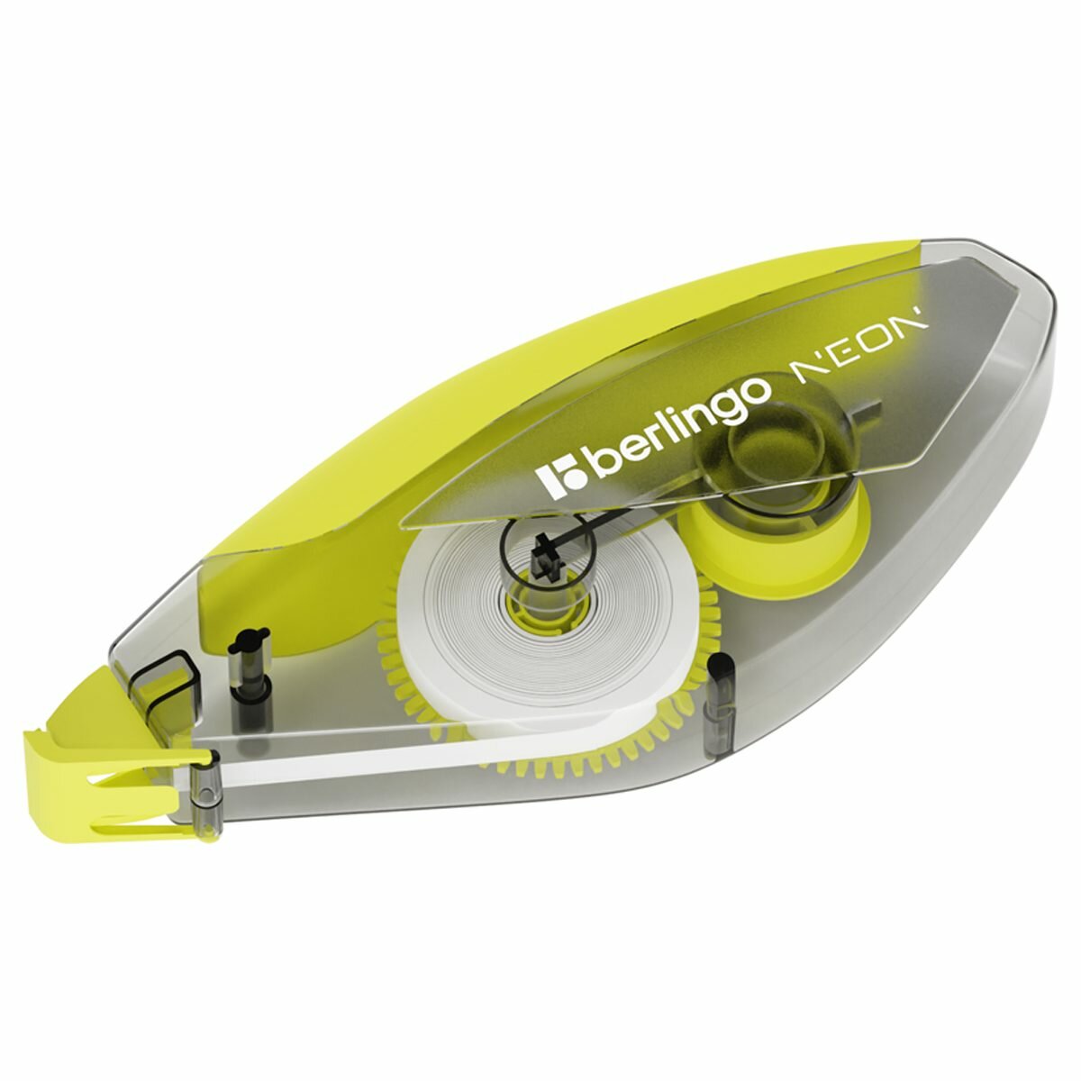 Корректирующая лента Berlingo Neon, 5мм х 10м, желтый, PET бокс (FKs_10050_a), 24шт.