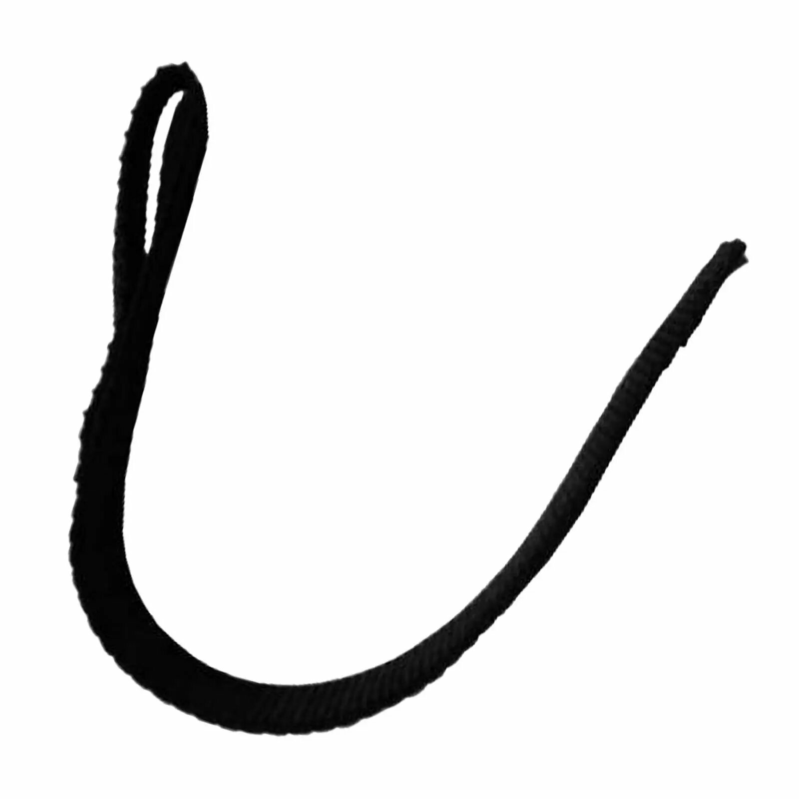 Ремень с крюком для лебедки, черная полиэстеровая лямка для сверхмощных буксировочных и тросовых лебедок