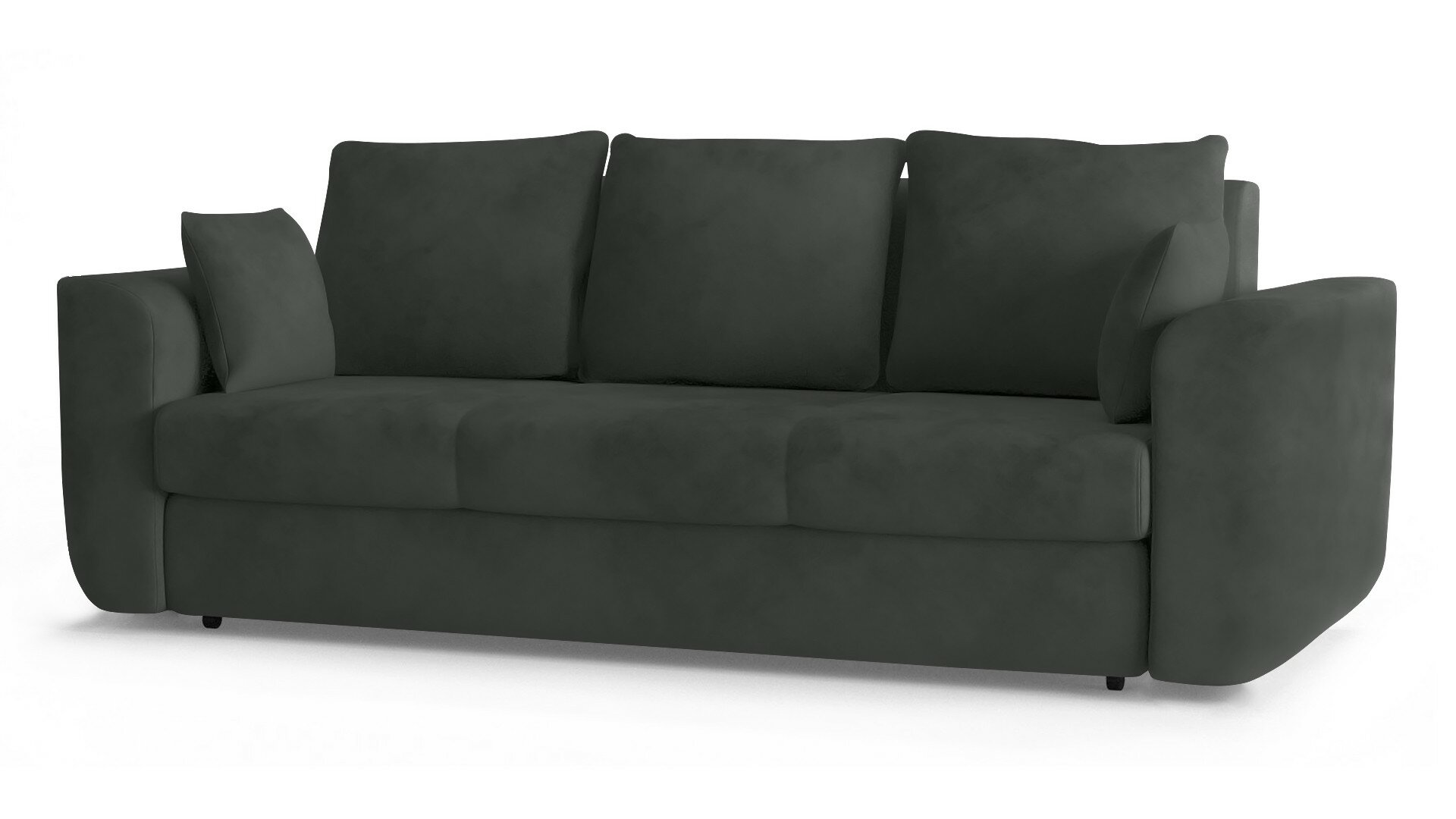 Диван Стемфорд Лайт Vivaldi 37 NOW 230x94x80 см, серый Велюр, еврокнижка Фиеста