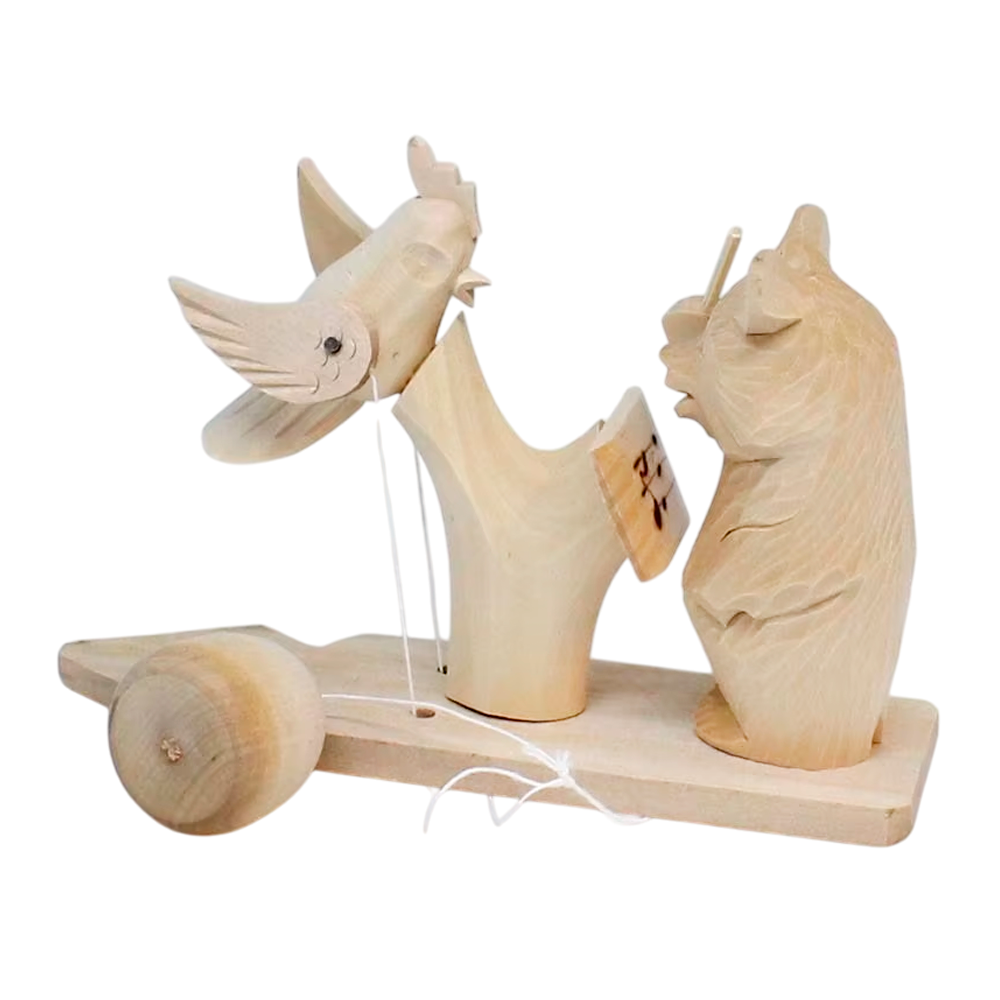 Богородская детская развивающая игрушка "Медведь дирижер"