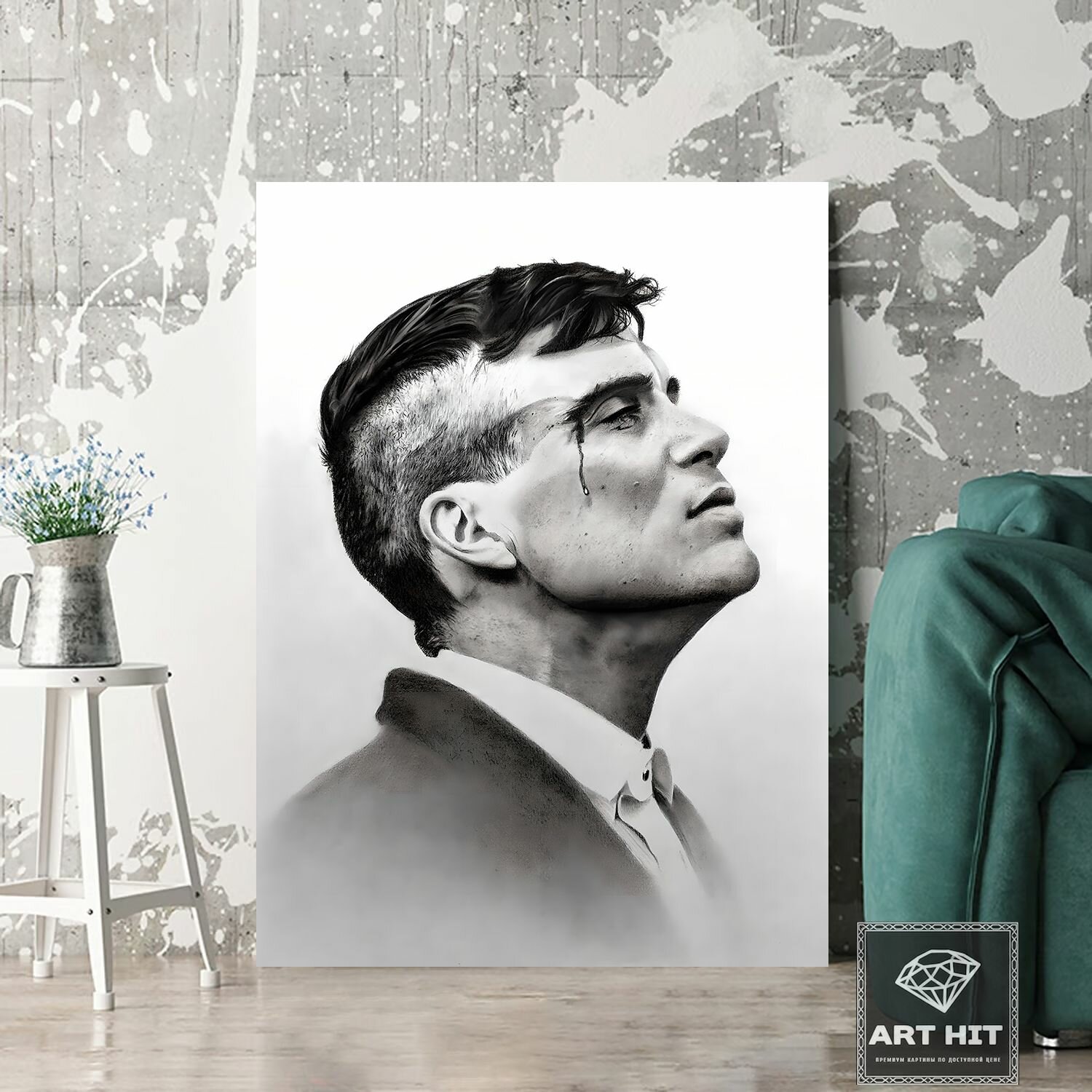 Картина Острые Козырьки, Томас Шелби, 40х60