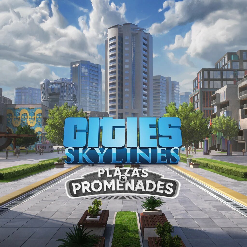 Дополнение Cities: Skylines - Plazas & Promenades, цифровое издание PlayStation 5, регион Индия / код пополнения баланса