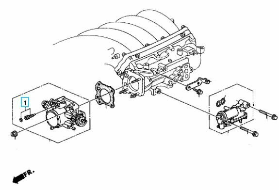 Комплект регулировочного винта узла дросселя лодочного мотора Honda BF115/BF130 и карбюратора автомобиля; Артикул Honda: 16016PM6005 (Оригинал)