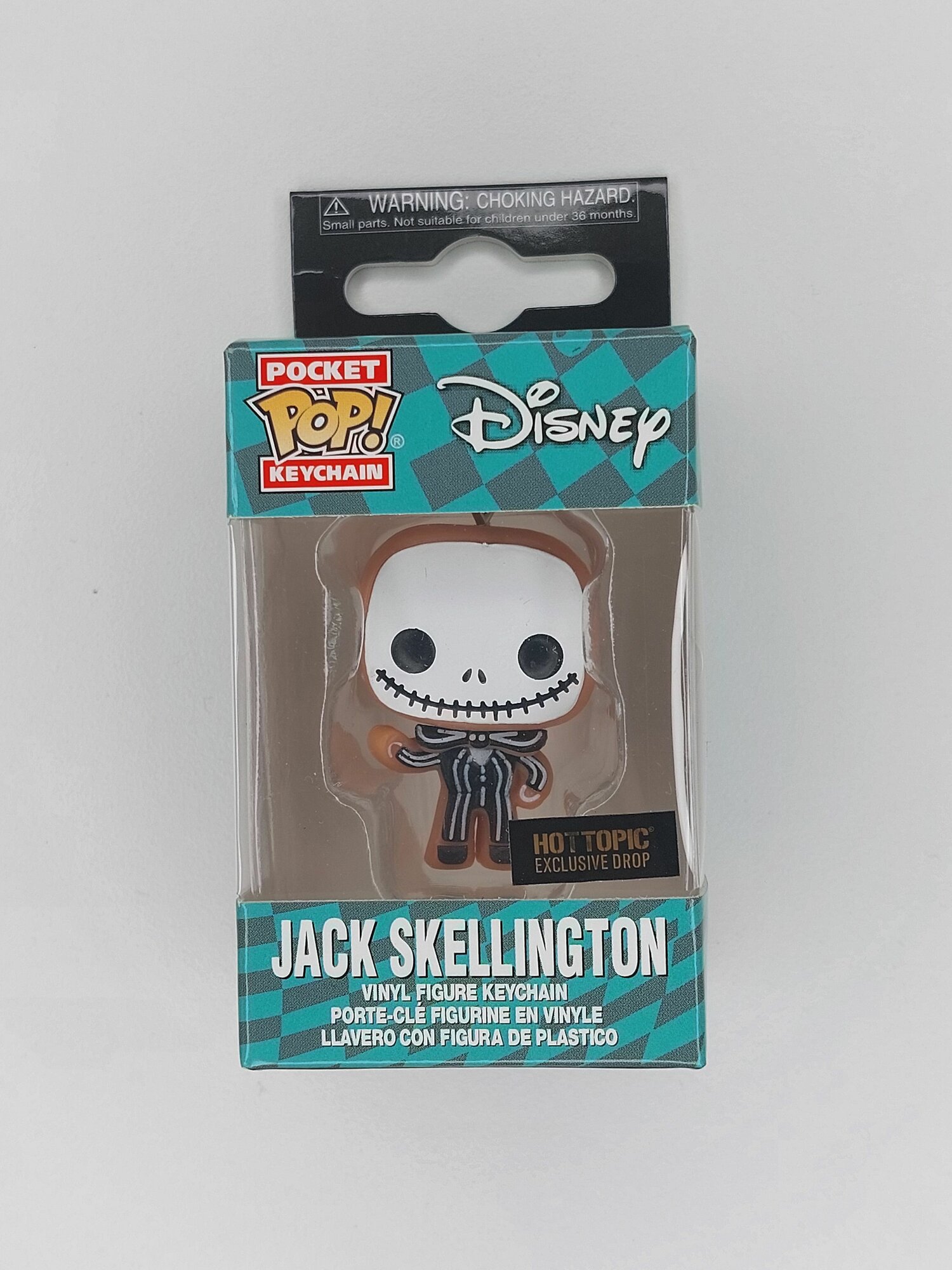 Брелок Funko "Джек Скеллингтон", пластик, Кошмар перед Рождеством