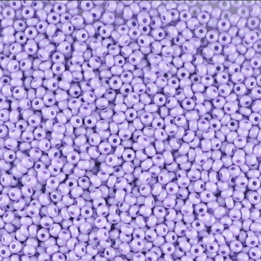 Бисер Чехия Preciosa, 16628м, непрозрачный матовый, 10/0, 50г, сиреневый