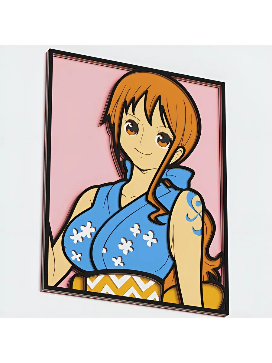 3D Картина по номерам из дерева Нами, 23x30 см