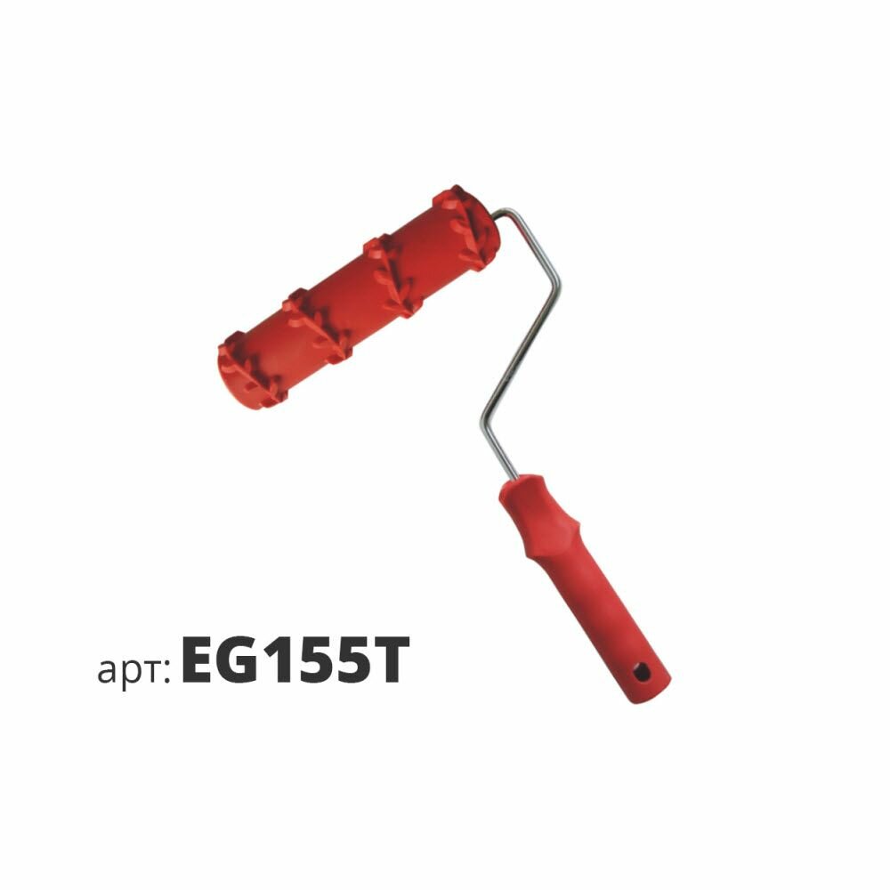 Валик декоративный резиновый жесткий STMDecor EG T (180мм) вьюнок EG155T