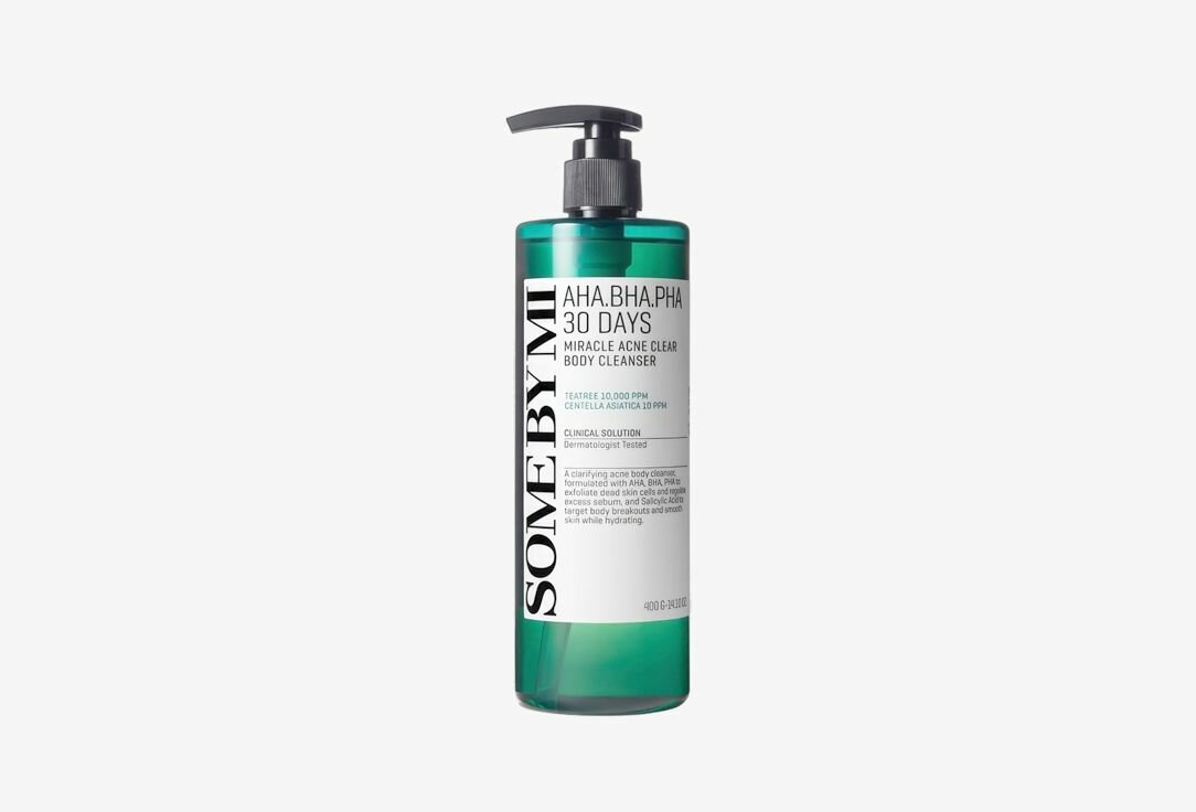 Очищающий гель для тела с кислотами SOME BY MI AHA·BHA·PHA 30 DAYS MIRACLE ACNE CLEAR BODY CLEANSER 400 г