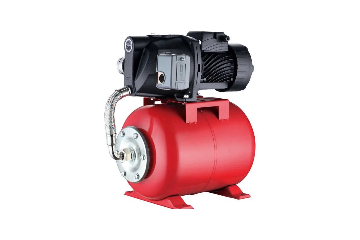Насосная станция PUMPMAN ATJET80(чугун, 600Вт, Hmax-45м, Qmax-54л/мин, всас 9м, г/а 24л)