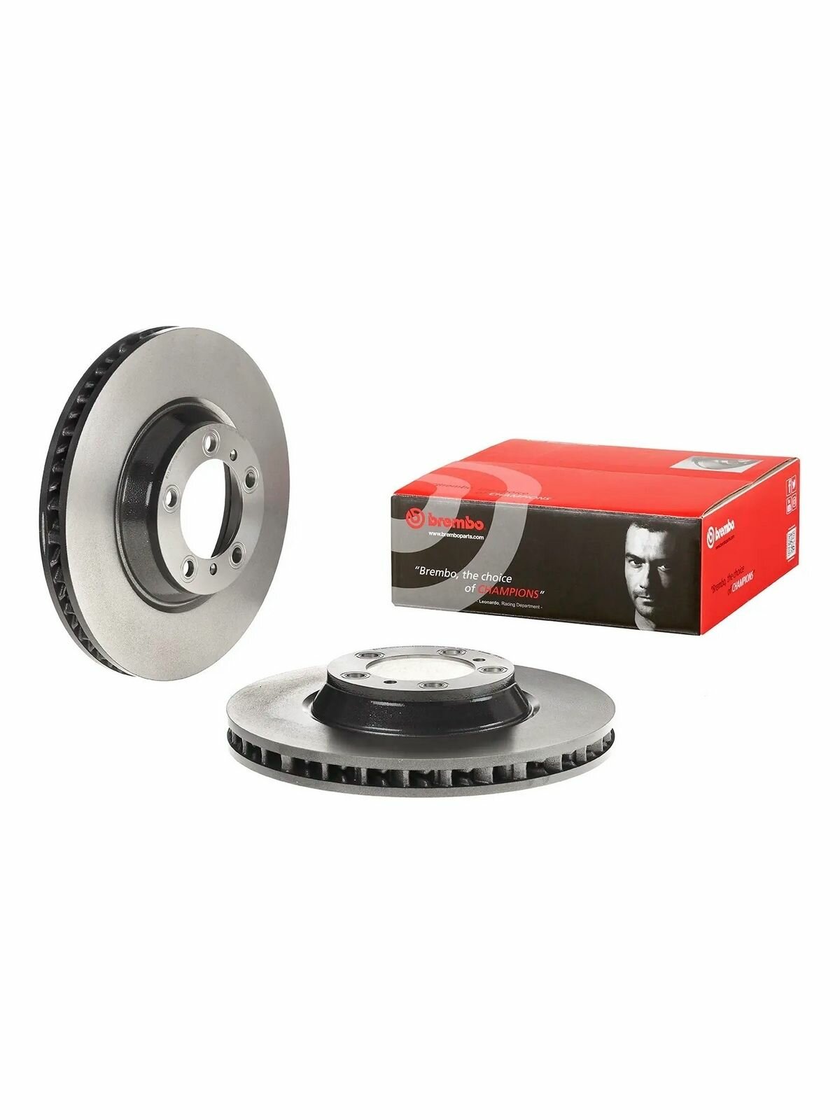 Диск тормозной передний правый вентилируемый BREMBO 09C98621 для Porsche Cayenne, Panamera