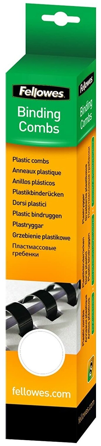 Пружина пластиковая Fellowes, 6 мм. Цвет: белый, 25 шт SRS-FS-53300 Пружина пластиковая Fellowes, 6 мм. Цвет: белый, 25