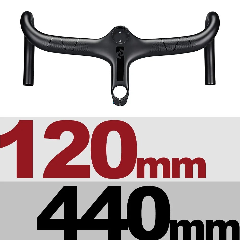 OG-EVKIN HB-1200 карбоновый интегрированный руль 28,6 мм HB-1200-120x440