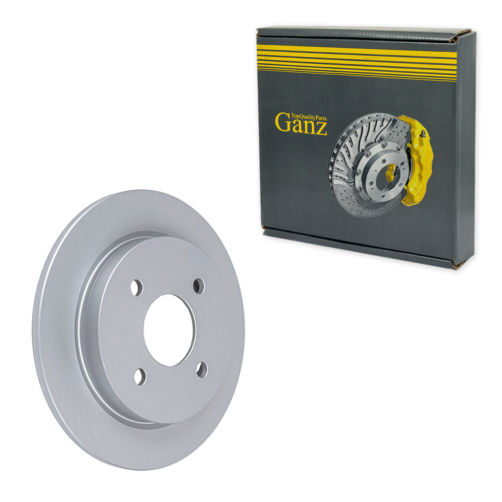 Диск тормозной GANZ задний с покрытием FORD Focus I / Mondeo II / Sierra / Scorpio / D=253mm Арт: GIJ10217