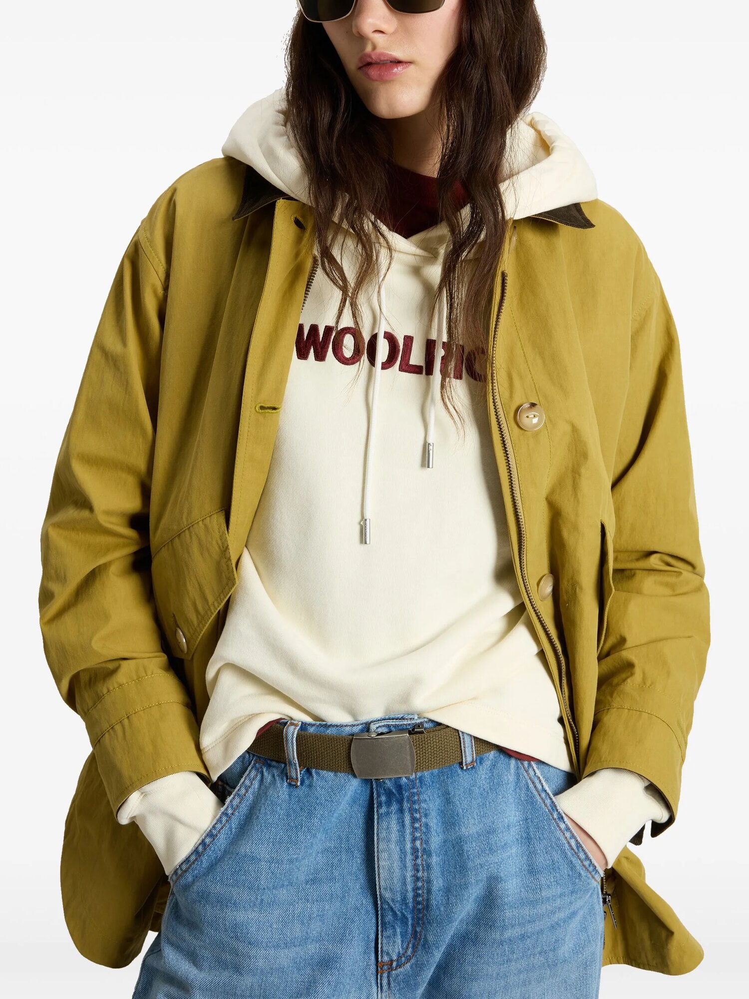 Куртка Woolrich, размер S, зеленый — фото 1