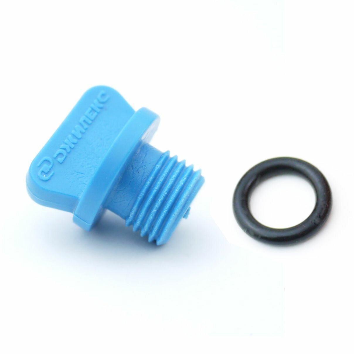 Заглушка пластмассовая "Джилекс" 1/4" (синяя) с кольцом (арт.- М1118; М191)