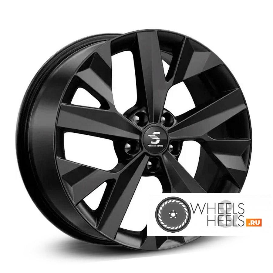 Диск автомобильный литой Premium Series КР011 Seltos 18x7.5 5x114.3 et52 dia67.1 Черный матовый