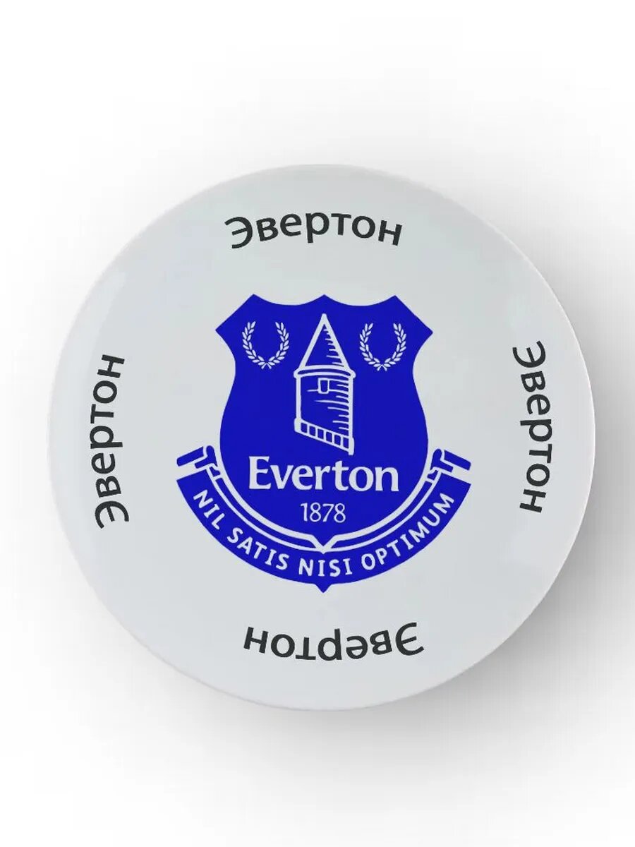 Тарелка английский футбольный клуб Эвертон