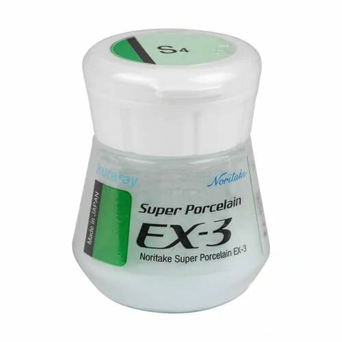 Стоматологический материал Noritake EX-3. Масса керамическая для металлокерамики Норитаки. Эмаль S4 (10 гр)