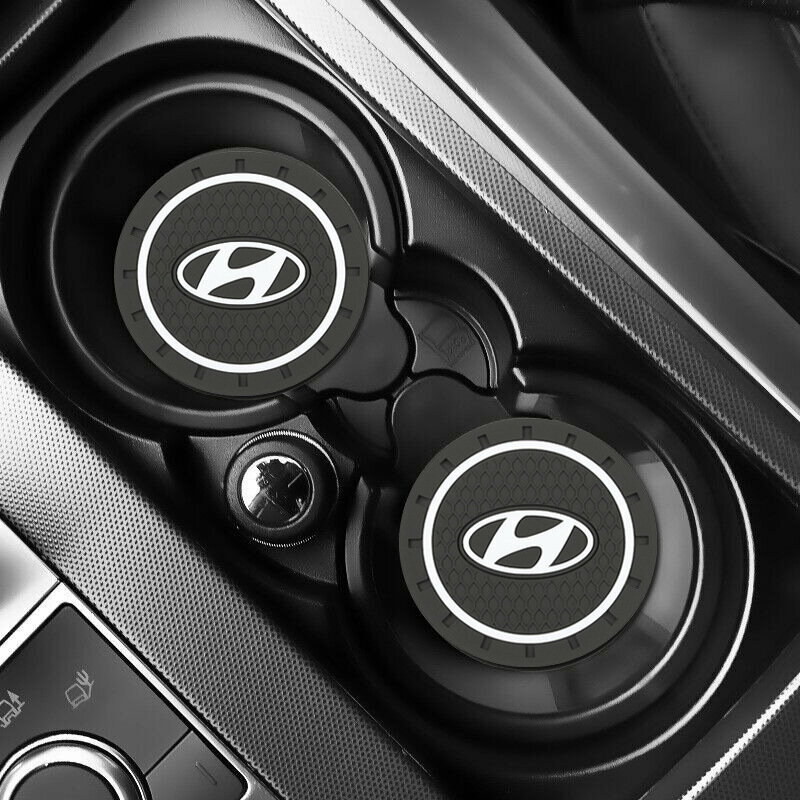 Коврик в подстаканник автомобиля HYUNDAI, 2 шт