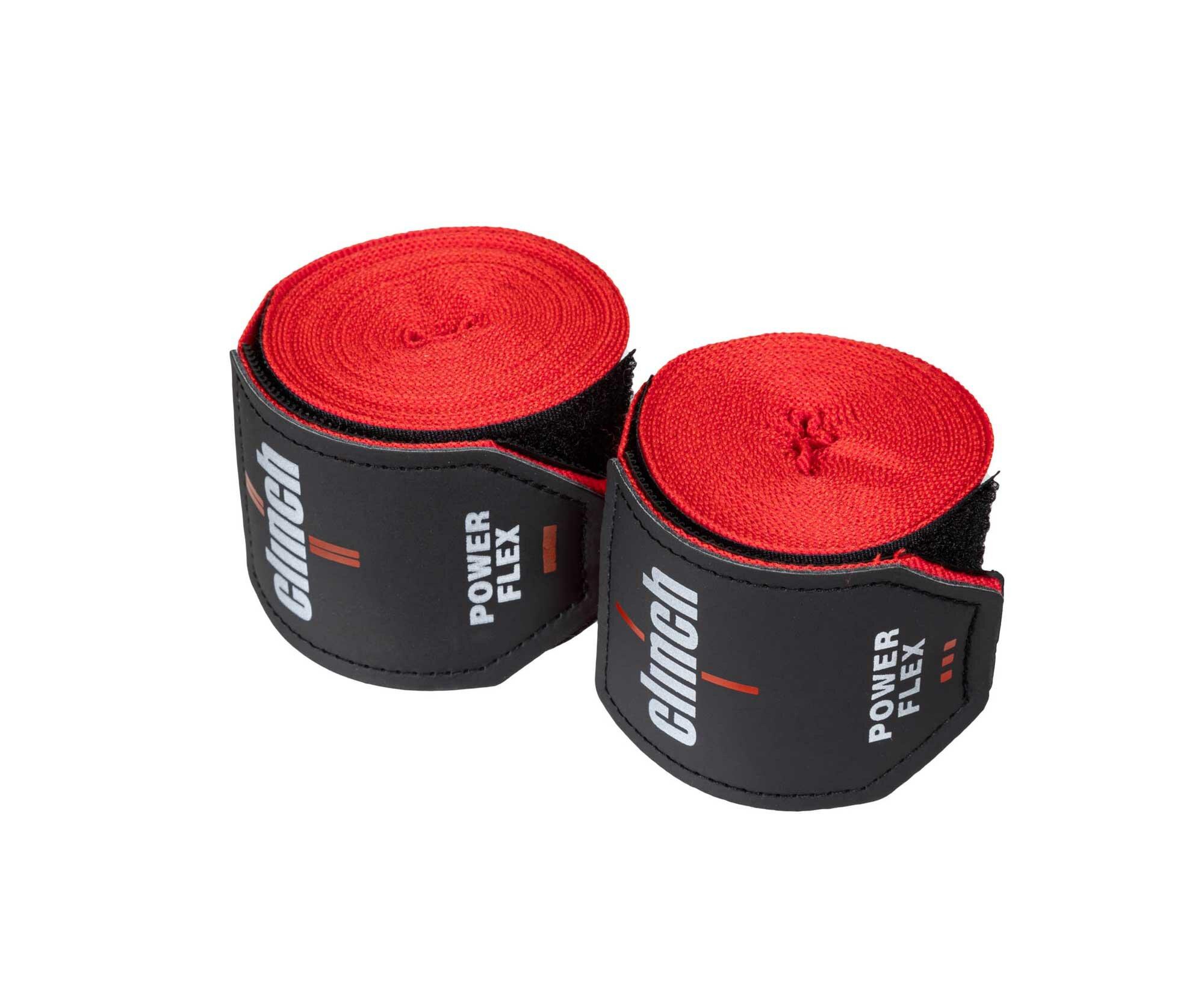 Бинты боксерские Clinch Boxing Hand Wrap Power Flex красные (длина 3.5 м)