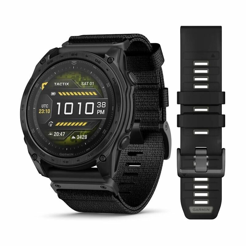 Часы Garmin Tactix 8 Ballistics 51mm Amoled Sapphire Black (010-03406-01)