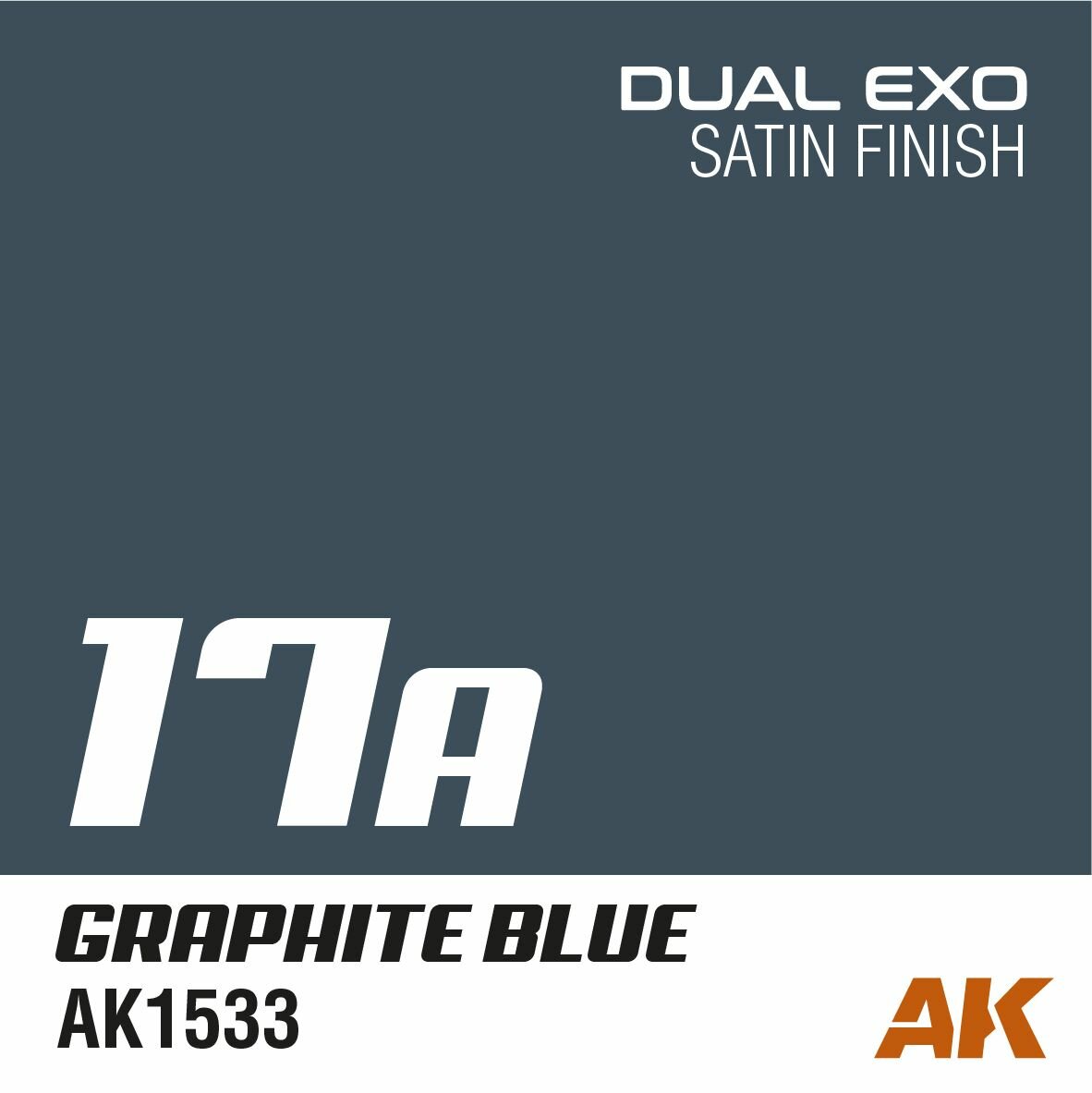 Акриловая краска AK Interactive - 17A - Graphite Blue (60мл) — фото 1