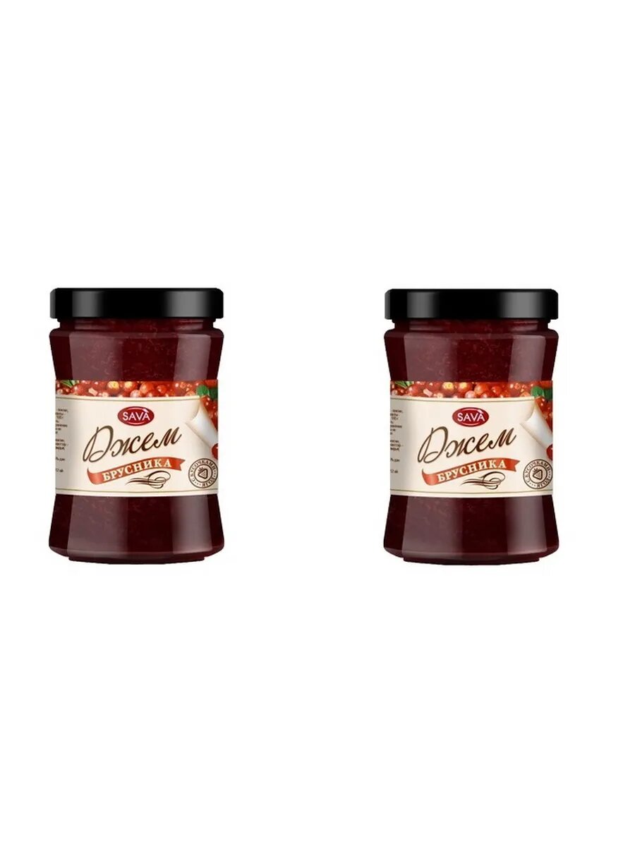 Сава Джем из Брусники, 300 гр, 2 шт