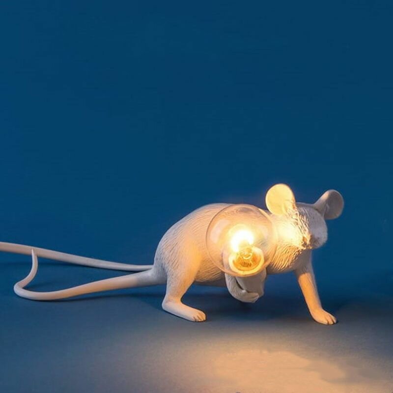 Лампа настольная, E14,220w, Крысы, смола