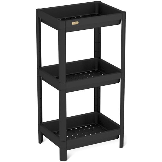 Стеллаж Sheffilton SHT-SS25-3 черный