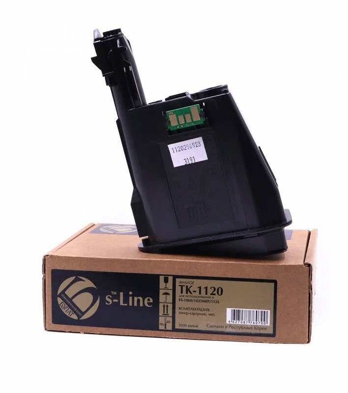 Тонер-картридж Kyocera FS-1060 TK-1120 (3k) булат s-Line
